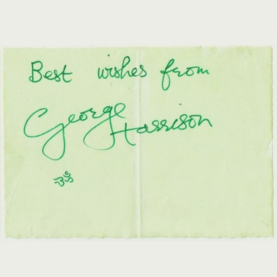 George Harrison Autograph Profile by RACC - George Harrison Autographs ...