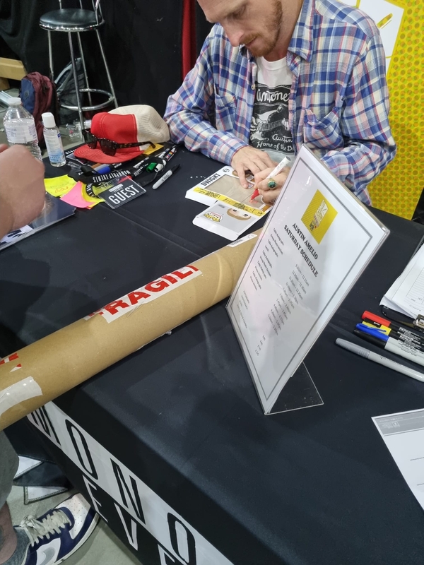 Austin Amelio Proof Signing Photo from RACC Autograph Collector Woodys ...