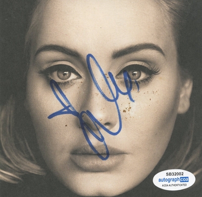 Adele Autograph Profile by RACC - Adele Autographs, Signing Photos & Videos, News, Signed ...
