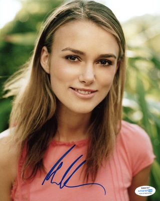 Keira Knightley Autograph Profile by RACC - Keira Knightley Autographs ...