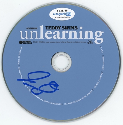 Teddy Swims Autograph Profile by RACC - Teddy Swims Autographs, Signing ...