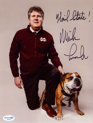 Mike Leach Autograph Profile by RACC - Mike Leach Autographs, Signing ...
