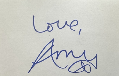 Amy Winehouse Autograph Profile by RACC - Amy Winehouse Autographs ...