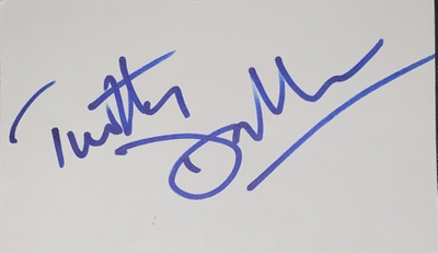 Timothy Dalton Autograph Profile by RACC - Timothy Dalton Autographs ...