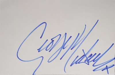 George Michael Autograph Profile by RACC - George Michael Autographs ...
