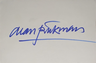 Alan Rickman Autograph Profile by RACC - Alan Rickman Autographs ...