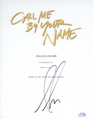 Armie Hammer Autograph Profile by RACC - Armie Hammer Autographs ...