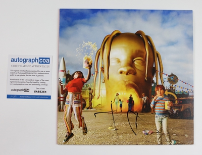 Travis Scott Autograph Profile by RACC - Travis Scott Autographs ...