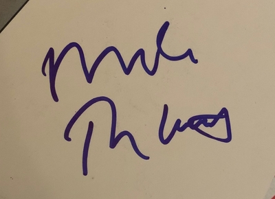Mike Rutherford Autograph Profile by RACC - Mike Rutherford Autographs ...