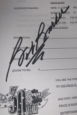 Bob Barker Autograph Profile by RACC - Bob Barker Autographs, Signing ...