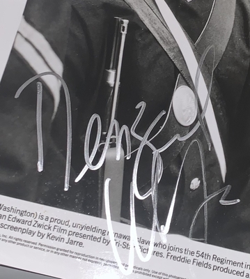 Denzel Washington Autograph Profile by RACC - Denzel Washington ...