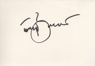 Tony Bennett Autograph Profile by RACC - Tony Bennett Autographs ...