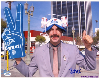 Sacha Baron Cohen Autograph Profile by RACC - Sacha Baron Cohen ...