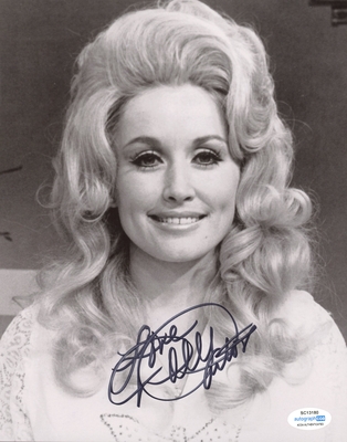 Dolly Parton Autograph Profile by RACC - Dolly Parton Autographs ...