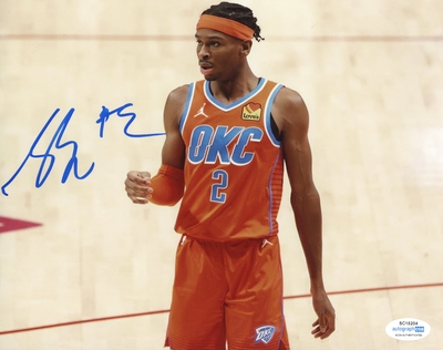 Shai Gilgeous-Alexander Autograph Profile by RACC - Shai Gilgeous ...