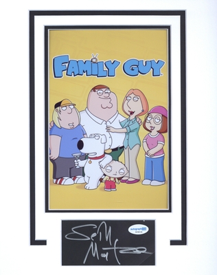 Seth MacFarlane Autograph Profile by RACC - Seth MacFarlane Autographs ...