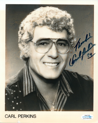 Carl Perkins Autograph Profile by RACC - Carl Perkins Autographs ...